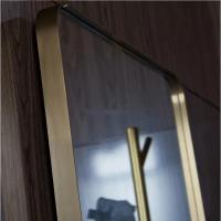 China Aluminium Color Frameless Decorative Wall Mirror for Bathroom in Fashion Living Room for sale