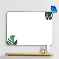China Aluminium Color Frameless Decorative Wall Mirror for Bathroom in Fashion Living Room for sale