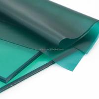 China Solid Structure Dark Green PVB Interlayer Laminated Glass for Kitchen Staircase Safety for sale
