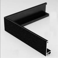 China Decoration Thin Black Aluminum Frame Smart Backlit LED Bathroom Wall Vanity Mirrors for sale