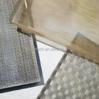 China Customized Solid Structure Decorative Glass for Construction in Tempering Process for sale