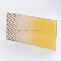 China Glass Type Custom Designed Fabric Mesh Laminated Safety Glass for Industrial Usage for sale