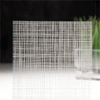 China Glass Type Custom Designed Fabric Mesh Laminated Safety Glass for Industrial Usage for sale