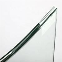 China 8-12mm SGCC C-Shaped Curved Tempered Shower Glass for Hall Bathroom Renovation for sale