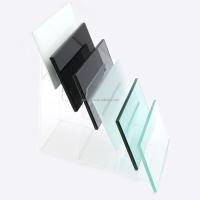 China Exterior Black PVB Laminated Safety Glass for Kitchen Staircase Railing Flat and Safe for sale
