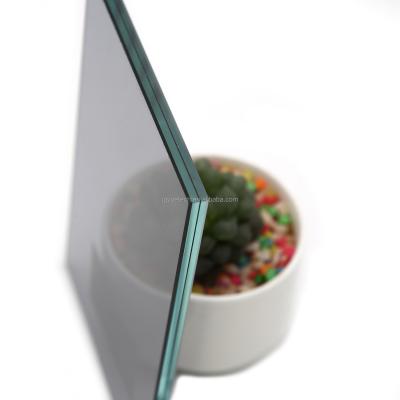 China Decorative Dark Grey 6.38mm 8.38mm 10.38mm PVB Laminated Glass for Kitchen Staircase for sale