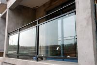 China 10mm 12mm Clear Curved Safety Tempered Glass for Customized Color Industrial Windows for sale