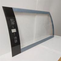 China 43 inch Tempered Curved Game Screen Glass for Office Building Cutting Edging Drilling for sale