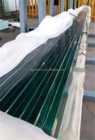 China Tempered Laminated Safety Glass for Building Skylight Curtain Wall in Fine Polished Edge for sale