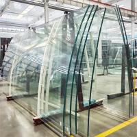 China Tempered Laminated Safety Glass for Building Skylight Curtain Wall in Fine Polished Edge for sale