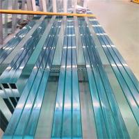 China Tempered Laminated Safety Glass for Building Skylight Curtain Wall in Fine Polished Edge for sale