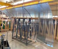 China Tempered Laminated Safety Glass for Building Skylight Curtain Wall in Fine Polished Edge for sale