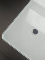 China Customized Logo 4mm 5mm Flat Tempered Glass White Painted Glass for sale