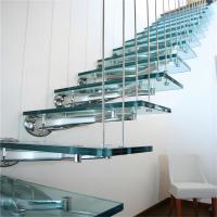 China Interlayer of EVA/PVB/SGP Laminated Safety Glass Staircase for Superior and Durability for sale