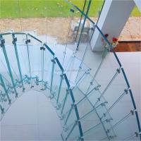 China Indoor Decoration Lamianted Glass Spiral Staircase with CCC/ISO9001/CE Certification for sale
