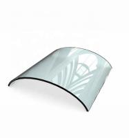 China Dark Blue Solar Controlled Low-E Insulating Glass Curved Glass Curtain Wall for sale