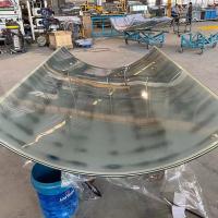 China Customized Color Curved Low Iron Ultra Clear Laminated Glass for Hotel Main Door for sale