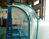 China Customized Color Curved Low Iron Ultra Clear Laminated Glass for Hotel Main Door for sale