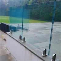 China Fine Polished Edge Laminated Safety Glass Balustrades for Balcony Terrace Staircase for sale