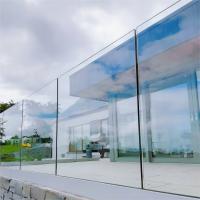 China Fine Polished Edge Laminated Safety Glass Balustrades for Balcony Terrace Staircase for sale