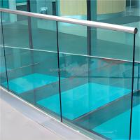 China Outdoor Terrace Decoration Toughened Laminated Glass Balustrade Panels Custom Made for sale