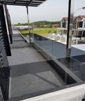 China 12mm Euro Grey Tempered Safety Glass for Industrial Decorations Flat Leisure Facilities for sale