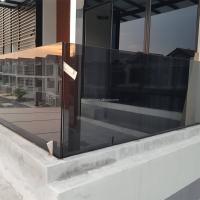 China 12mm Euro Grey Tempered Safety Glass for Industrial Decorations Flat Leisure Facilities for sale