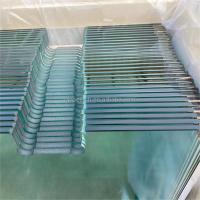 China Swing Door with Geneva Cutouts and Clear Tempered Glass QJY-TG for sale