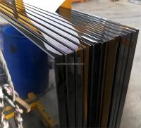 China 3-15mm Tinted Dark Grey Tempered Safety Glass SGCC Certified for Door Window Partition Staircase Shower Door for sale