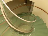 China Outdoor Fencing and Indoor Handrail Railing Decoration with Flat Tempered Glass Panel for sale