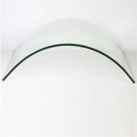 China Curtain Walls Clear Tempered Glass Curved Bent Laminating Toughened Low Iron Glass for Office Building for sale