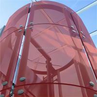 China Curtain Walls Clear Tempered Glass Curved Bent Laminating Toughened Low Iron Glass for Office Building for sale