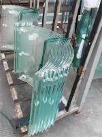 China Curtain Walls Clear Tempered Glass Curved Bent Laminating Toughened Low Iron Glass for Office Building for sale