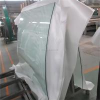China Curtain Walls Clear Tempered Glass Curved Bent Laminating Toughened Low Iron Glass for Office Building for sale