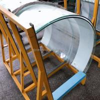 China Flat Tempered Glass Panel for Curtain Wall Construction Projects Cutting and Drilling for sale