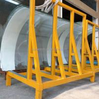 China Flat Tempered Glass Panel for Curtain Wall Construction Projects Cutting and Drilling for sale