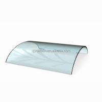 China Customized Color Flat Bent Tempered Safety Glass Panel for Staircase Balcony Railing for sale