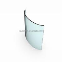 China Customized Color Flat Bent Tempered Safety Glass Panel for Staircase Balcony Railing for sale