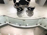 China 3-15mm Thickness Curved Tempered Glass Panel for Indoor Outdoor QJY-TG for sale
