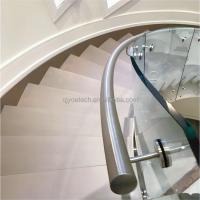 China 3-15mm Thickness Curved Tempered Glass Panel for Indoor Outdoor QJY-TG for sale