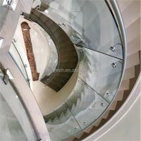 China 3-15mm Thickness Curved Tempered Glass Panel for Indoor Outdoor QJY-TG for sale