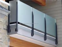 China Hospital Hall Partition Decoration Obscure Acid Etched Frosted Glass for Shower Door for sale