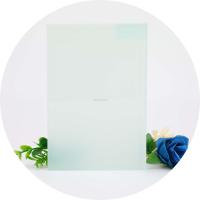 China Artistic Frosted Acid Etched Glass Panel for Bathroom Shower Enclosure Partition for sale