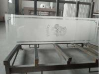 China Stained Glass Kitchen Flat Shape Glass Printing Interior Door in 6mm Hollow Decorative for sale