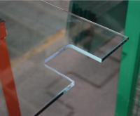 China Tempered Glass Flat Curved Table  for Office Building Transformation for sale
