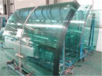 China Tempered Glass Flat Curved Table  for Office Building Transformation for sale