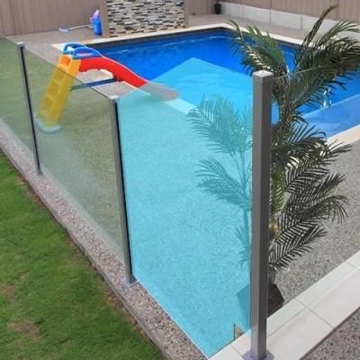 China Customized Logo Toughened Glass Frameless Pool Fence for Industrial and Decorative for sale