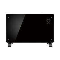 China Home Convector Decorative Glass Infrared Electric Panel Heater with Hollow Structure for sale