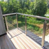 China Stair Railings Frameless Glass Balustrade with AS/NZS2208 1996 / SGCC / CE Certification for sale