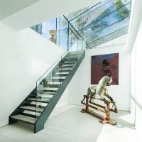 China Modern Apartment Design Tempered Laminated Glass Stair Balustrade with CE Certification for sale